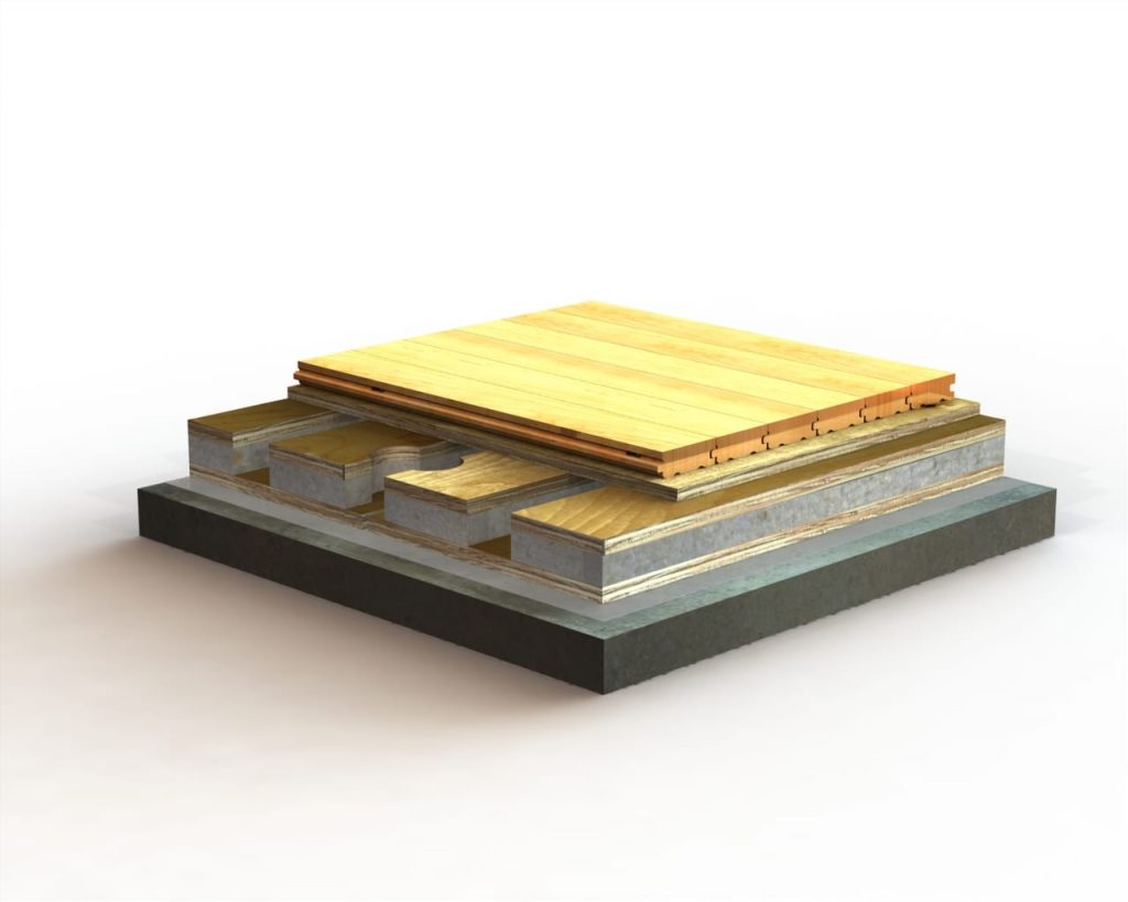 DanzAire® Wood Sprung Floor - Robbins Dance Floors